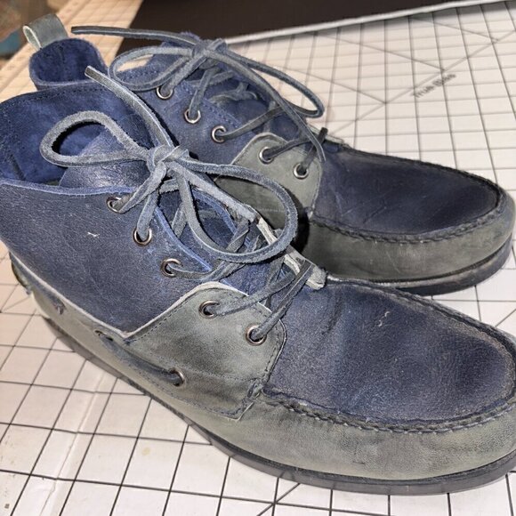 Sebago | Shoes | Mens Vintage Sebago Docksides Boat Shoe Boot Navy ...